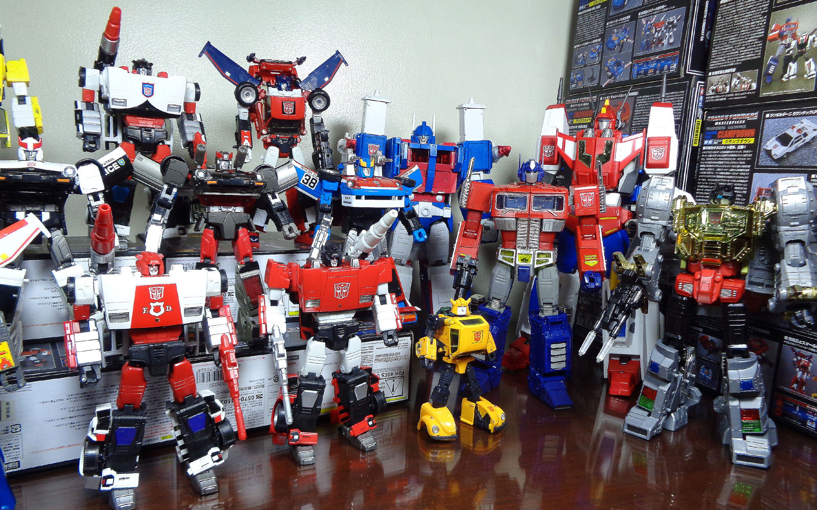 Transformers Masterpiece Autobot Group Shots | Brave Fortress